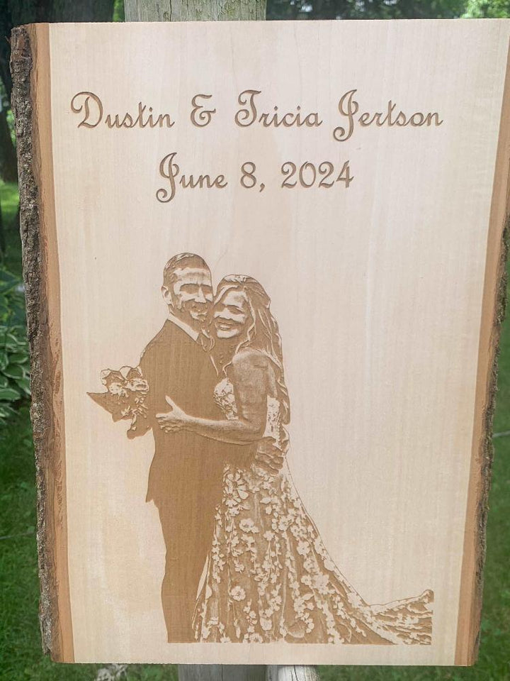Custom Photo Engraved Wood Pictures – Timber Engraving